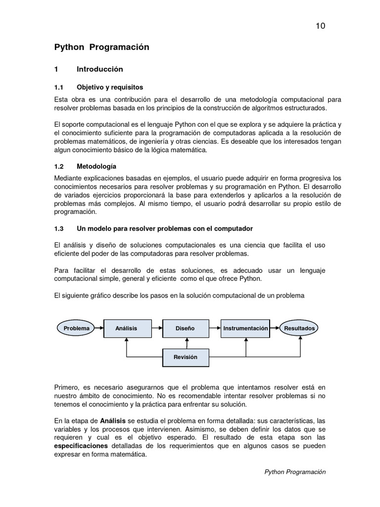 Python Programacion V3 0 | PDF | Algoritmos | Lenguaje de programación