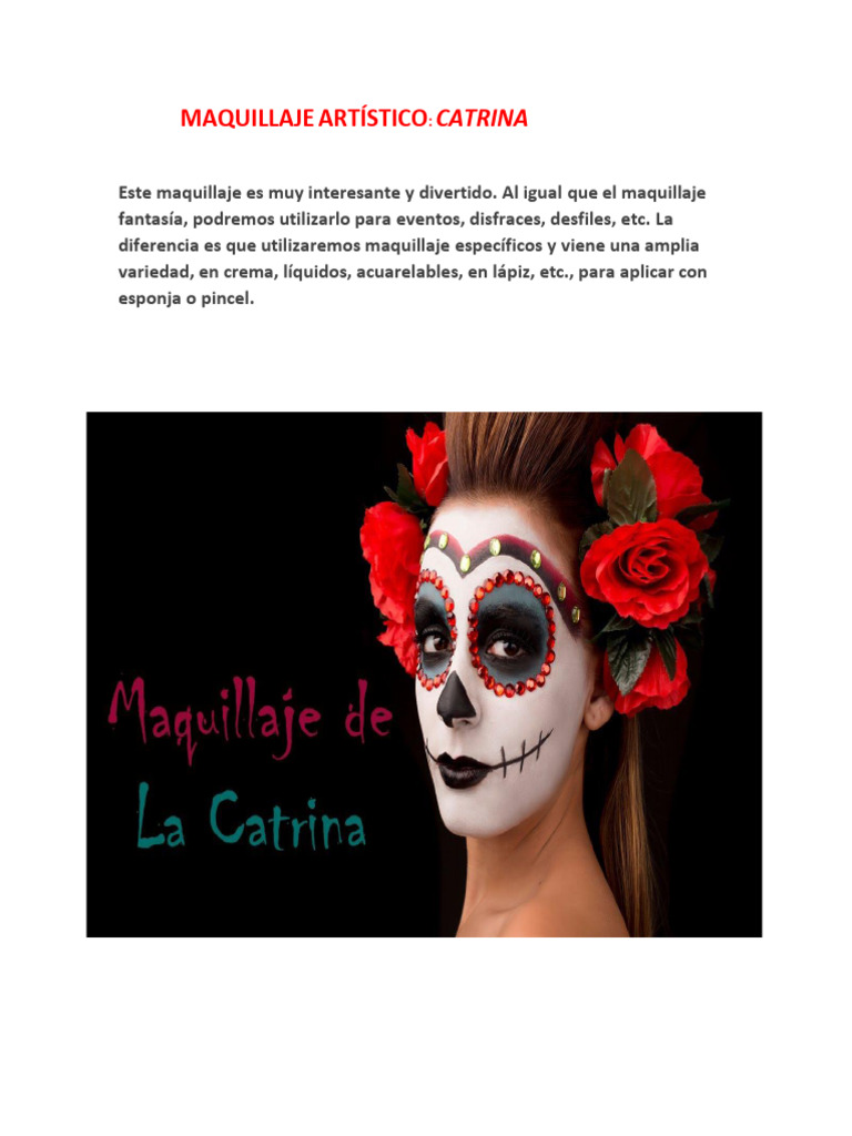 Maquillaje Artístico Catrina | PDF