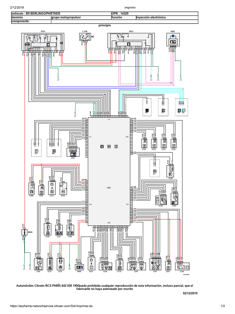 Diagrama Inyección Electrónica B9 Berlingo | PDF | Ajedrez | Competiciones de juegos de mesa