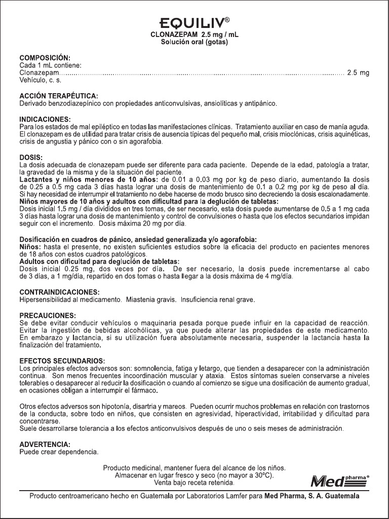Equiliv 2-5MG | PDF
