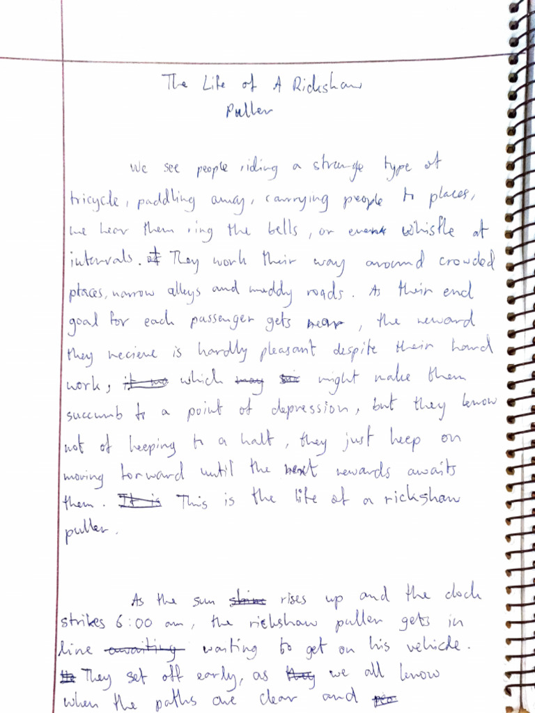 Life of A Rickshaw Puller | PDF