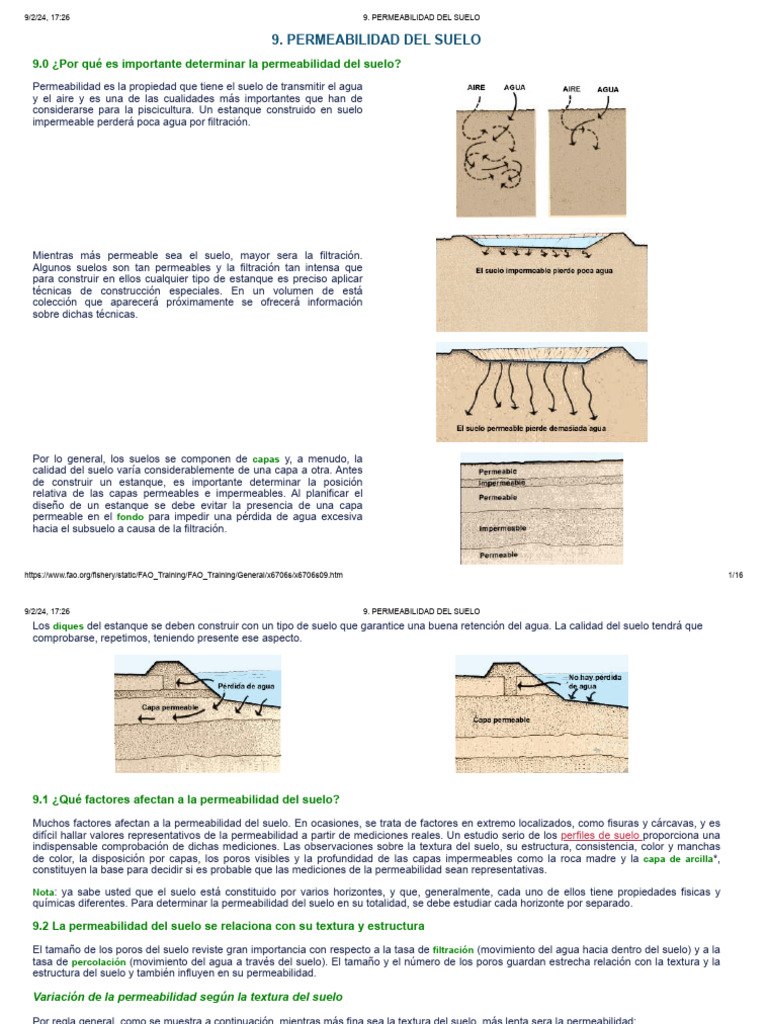Permeabilidad Del Suelo | Descargar gratis PDF | Permeabilidad ...