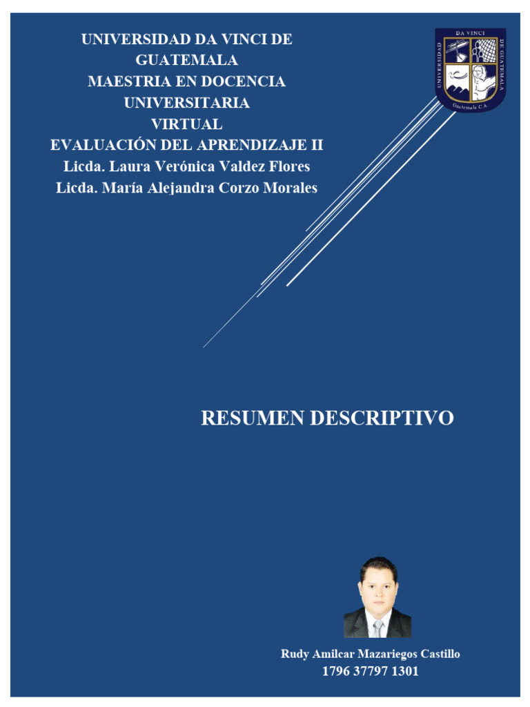Resumen Descriptivo | Descargar gratis PDF | Evaluación | Cognición
