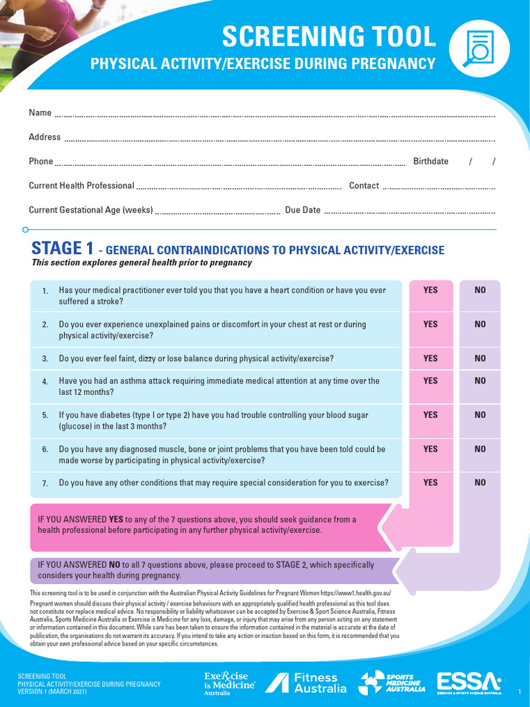 Pregnancy Screening Tool_FINAL_May 5 2021 | PDF | Pregnancy | Public Health