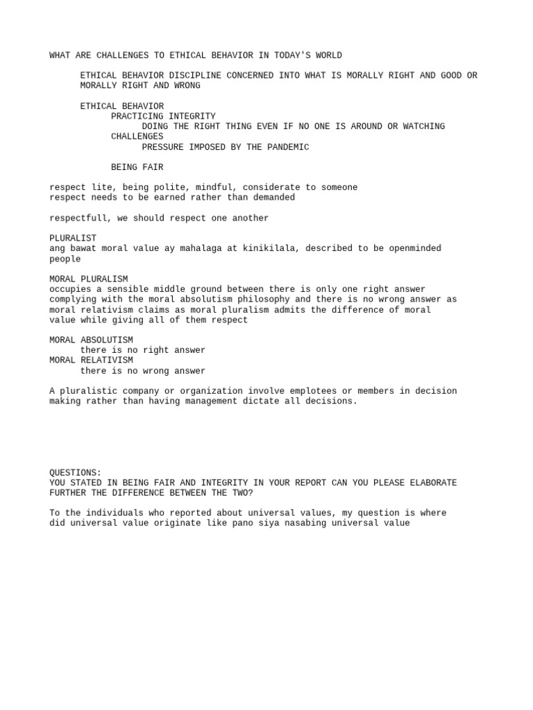 Ethics Qna | PDF Ethics Qna | PDF