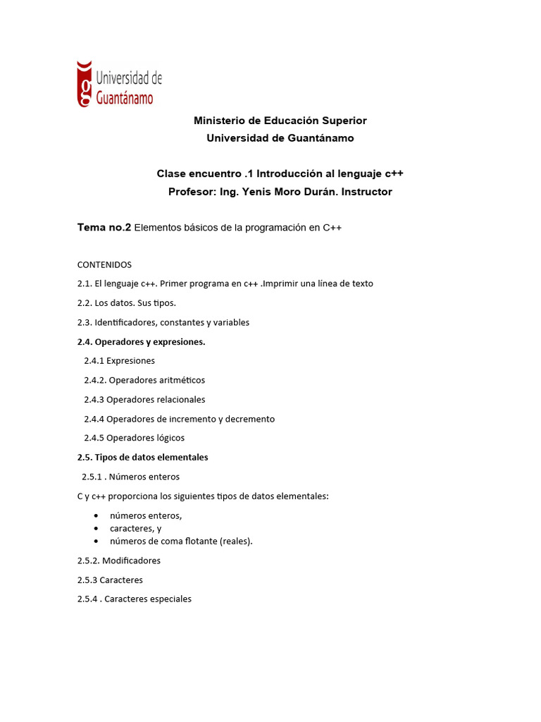 Clase Encuentro 01 | PDF | Computer Program | Programming