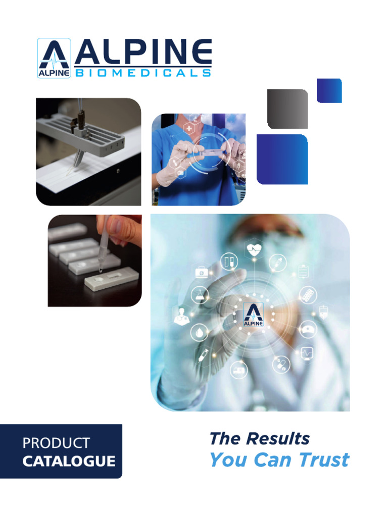 Alpine Diagnostics - Product Catalog | PDF | Science & Mathematics