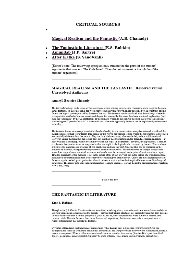 Critical Sources | Download Free PDF | Transcendence (Philosophy)