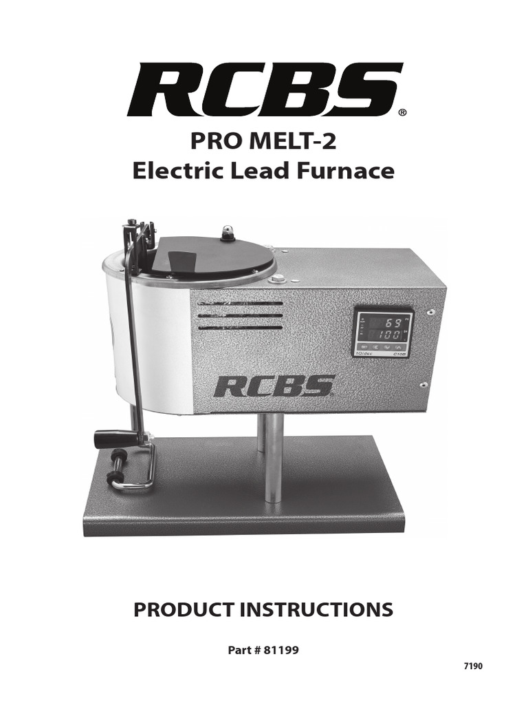 RCBS ProMelt-2 | PDF | Technology & Engineering