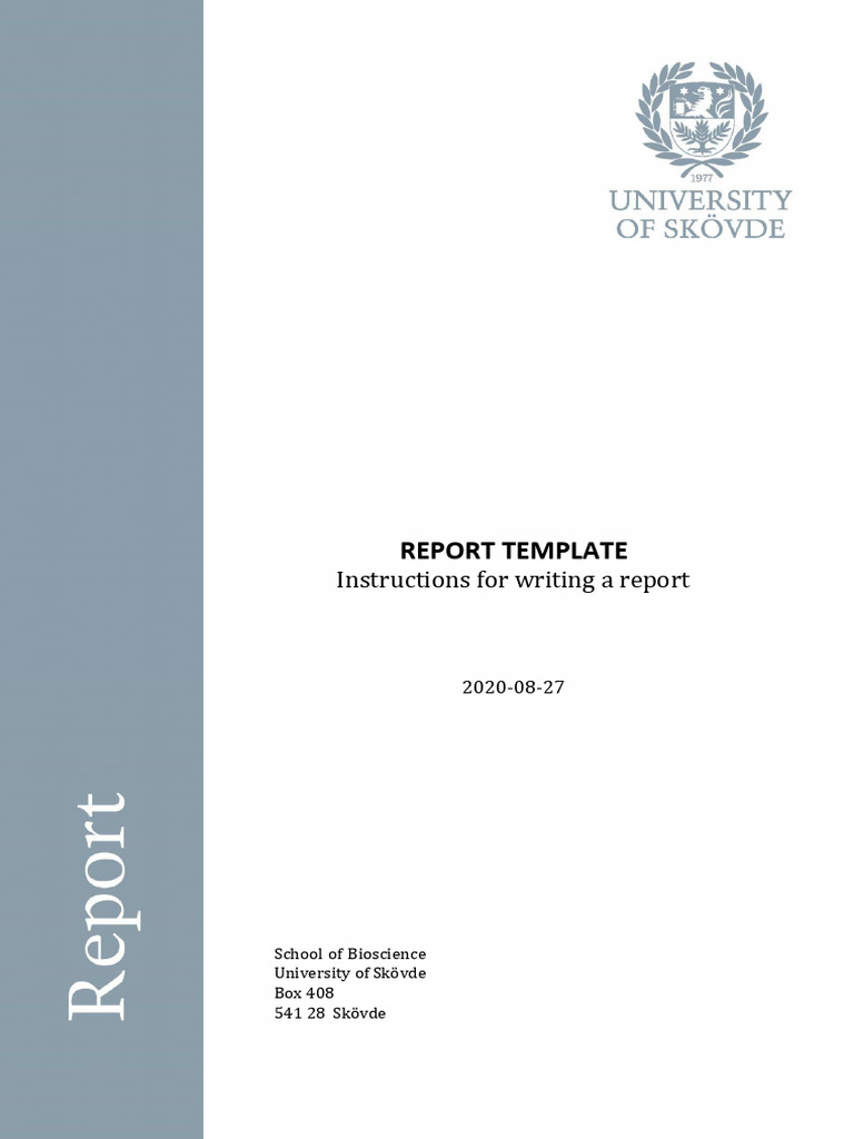Report Template Bioscience | PDF | Primer (Molecular Biology) | Gel ...