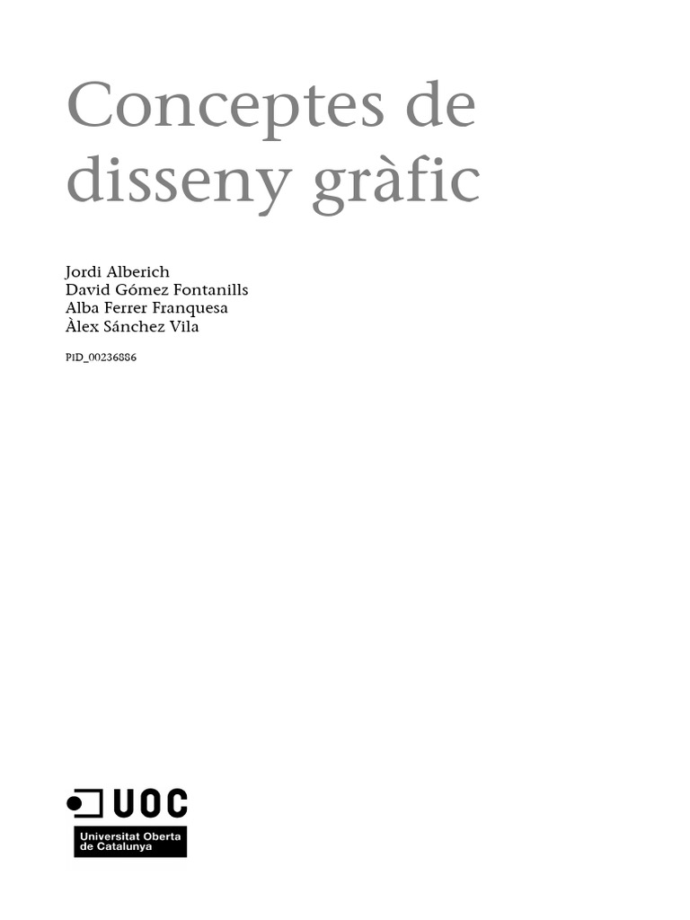 Disseny Gràfic - Mòdul 2 - Conceptes de Disseny Gràfic | PDF