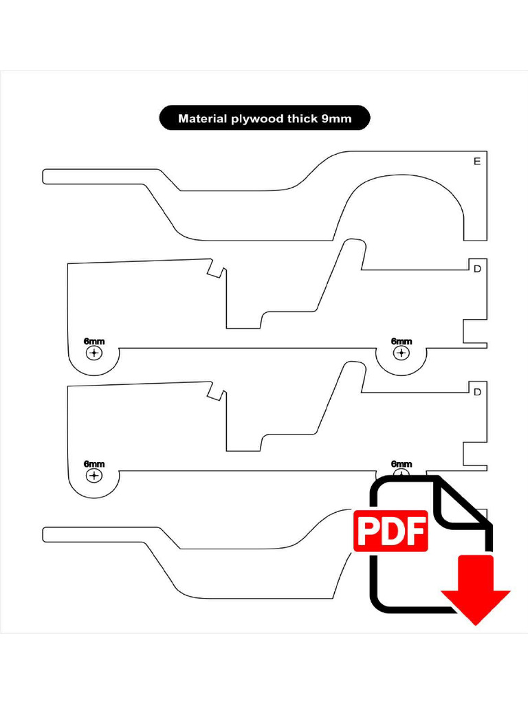 Scroll Saw Pattern Jeep Willys | PDF
