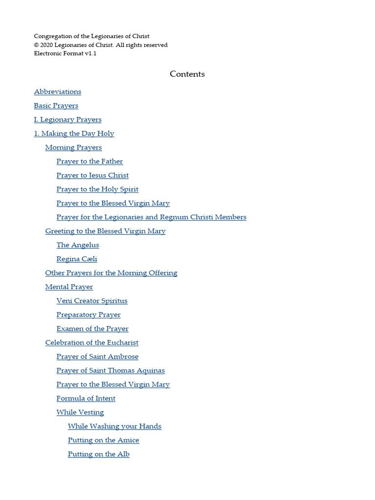 Prayer Book LC - 2020 | PDF | Lord's Prayer | Eucharist