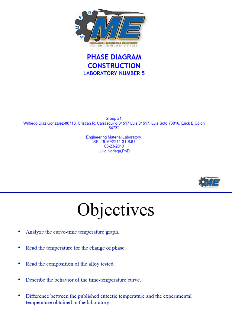Lab 5 Phase Diagram v4 | PDF | Phase (Matter) | Phase Diagram
