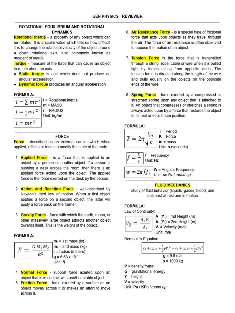 Rotational Equilibrium and Rotational Dynamics | PDF | Force | Rotation Around A Fixed Axis