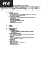Cause and Effect Detailed Lesson Plan Grade 3 | PDF | Lesson Plan ...