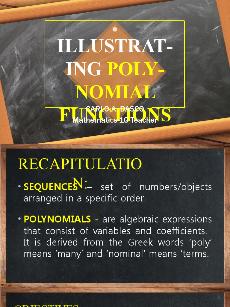 Illustratingpolynomial Functions | PDF | Polynomial | Factorization