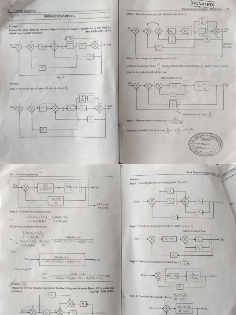 Block Diagram and Signal Flow Graphs | PDF | Discrete Mathematics | Systems Engineering