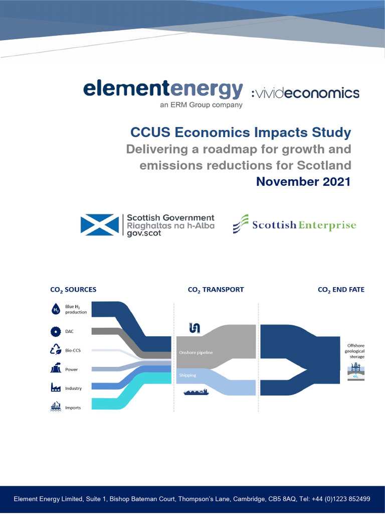 Ccus Economic Impact Assessment Report | PDF | Carbon Capture And Storage | Climate Change ...