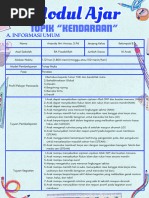 Modul Ajar Tema Air Udara Api | PDF