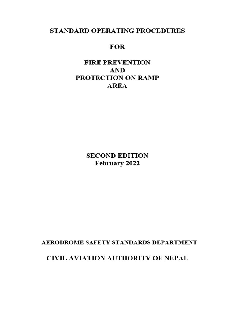 3 Aircraft Firefighting Operations | PDF | Airport | Firefighting