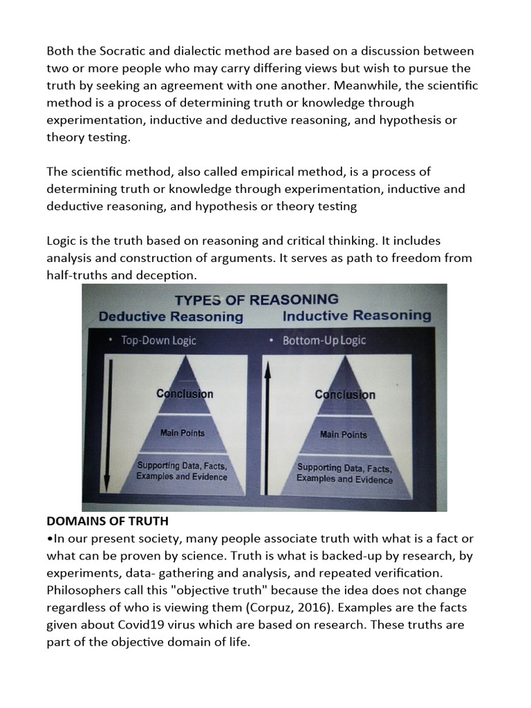 Philosophy Notes | PDF | Truth | Reason