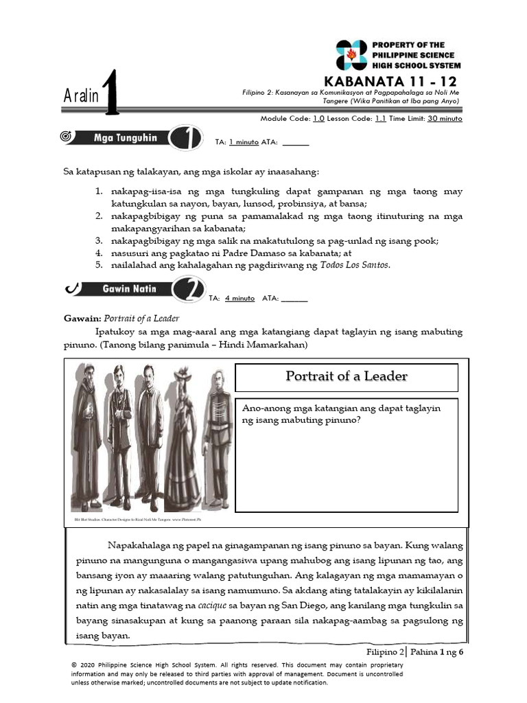 Kabanata 11 12 | PDF