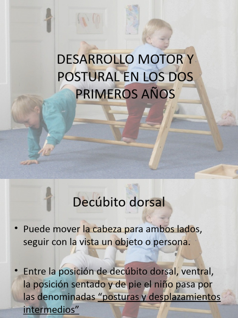 Desarrollo Motor y Postural en Los Dos Primeros | PDF