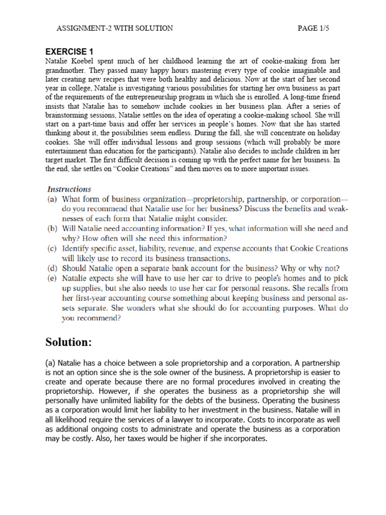 Assignment 2 Solution | PDF