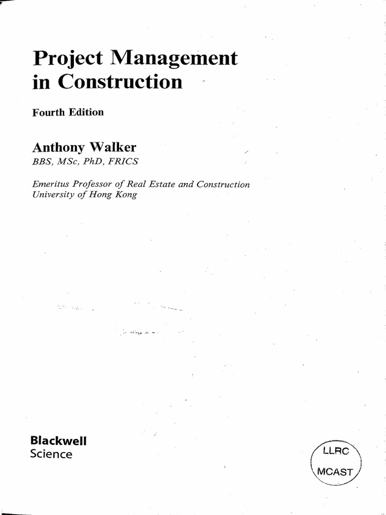 Project Management in Construction | PDF | Project Management | Leadership