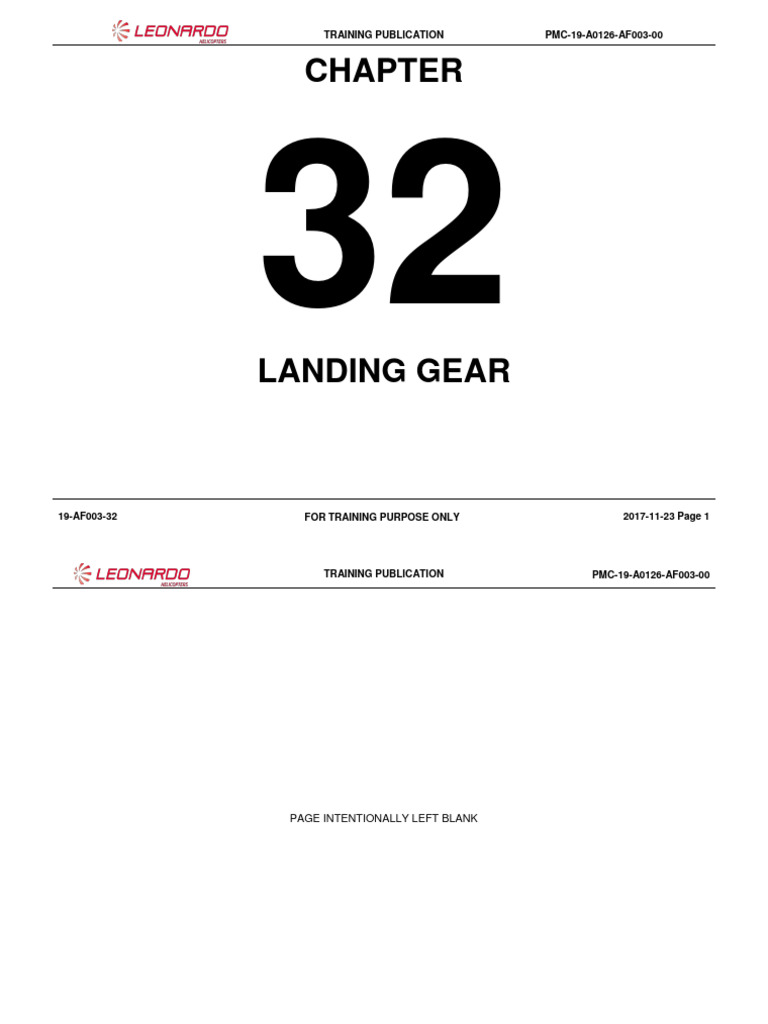 32 - Landing Gear | PDF | Beam (Structure) | Fuselage