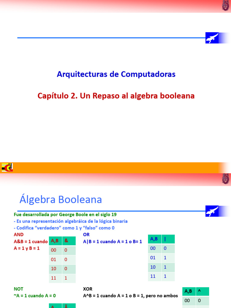 C2 Algebra de Boole | PDF
