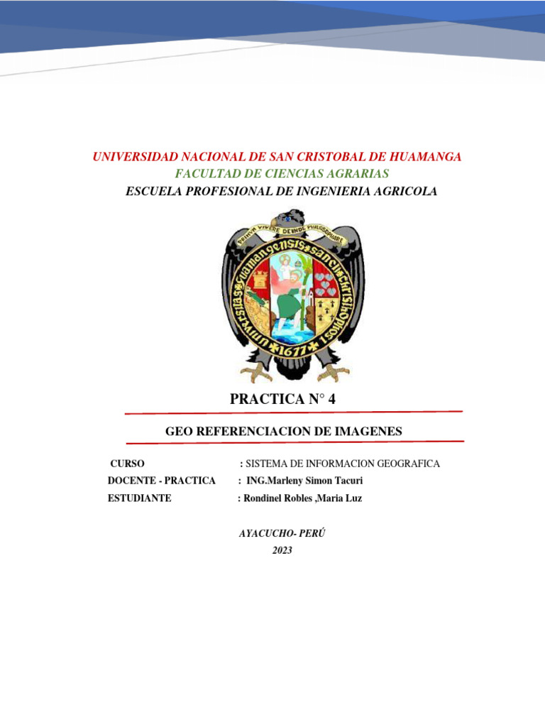 Georreferenciación de Imágenes en GIS | PDF | Sistema de información geográfica | Datos ...