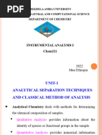 Chemistry BSC Exit EXam 1 | PDF | Chemistry | Chemist