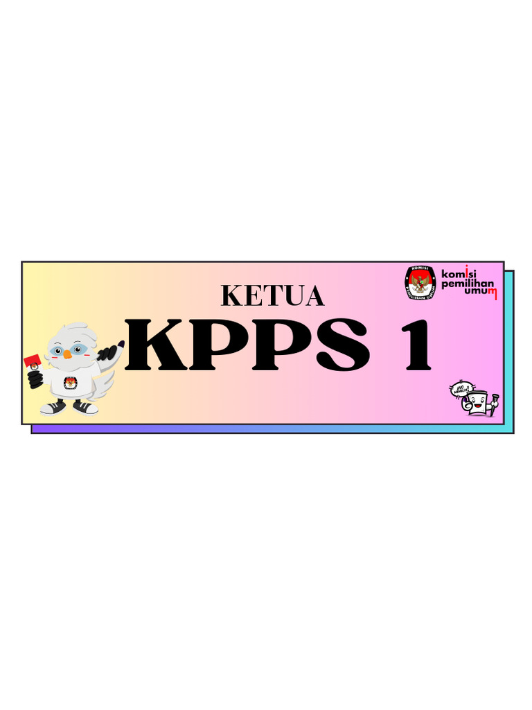 Papan nama KPPS | PDF