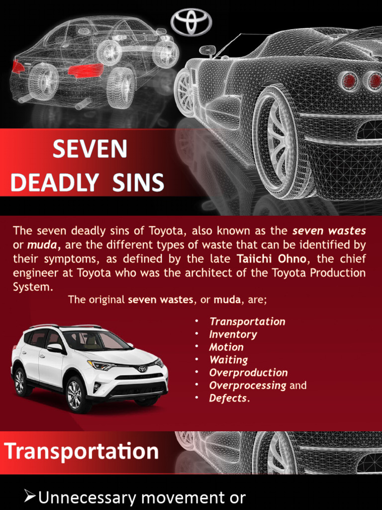 Toyota's Seven Deadly Sins of Waste | PDF | Inventory | Toyota