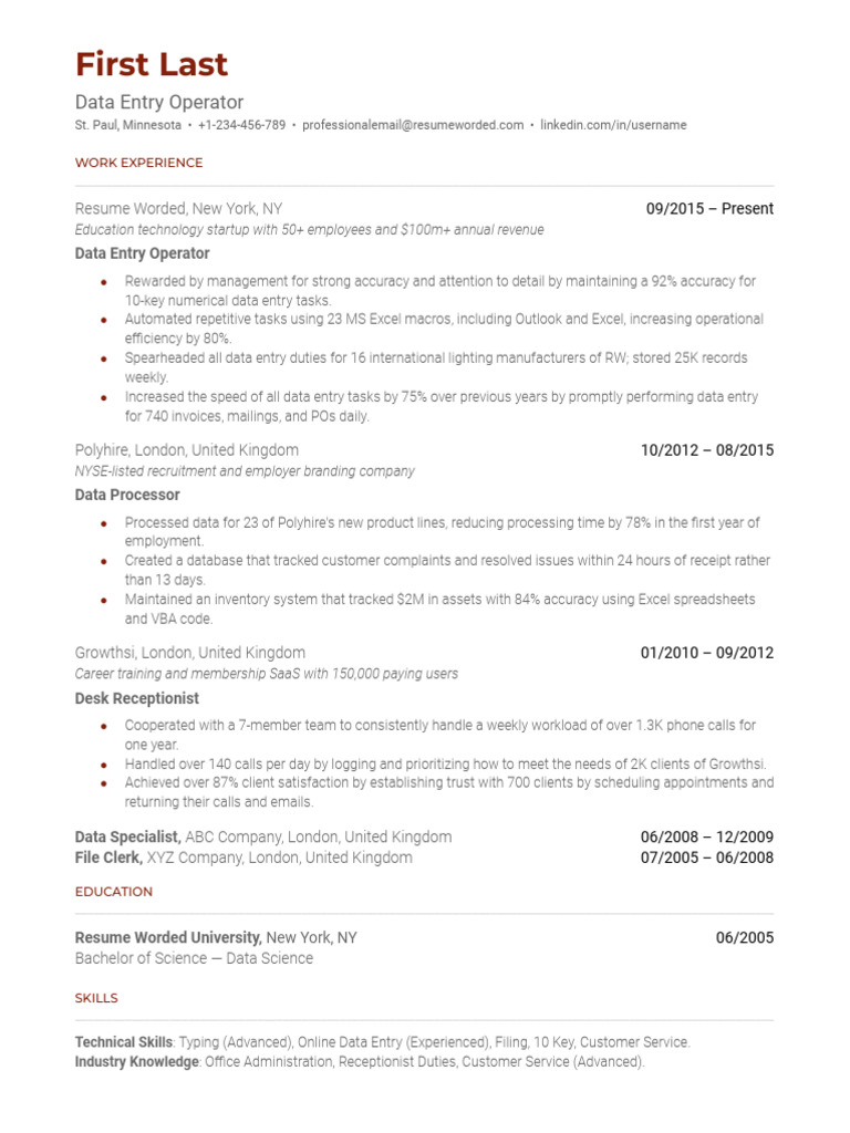 Data-Entry-Operator - Template 16 | PDF | Microsoft Excel | Computing