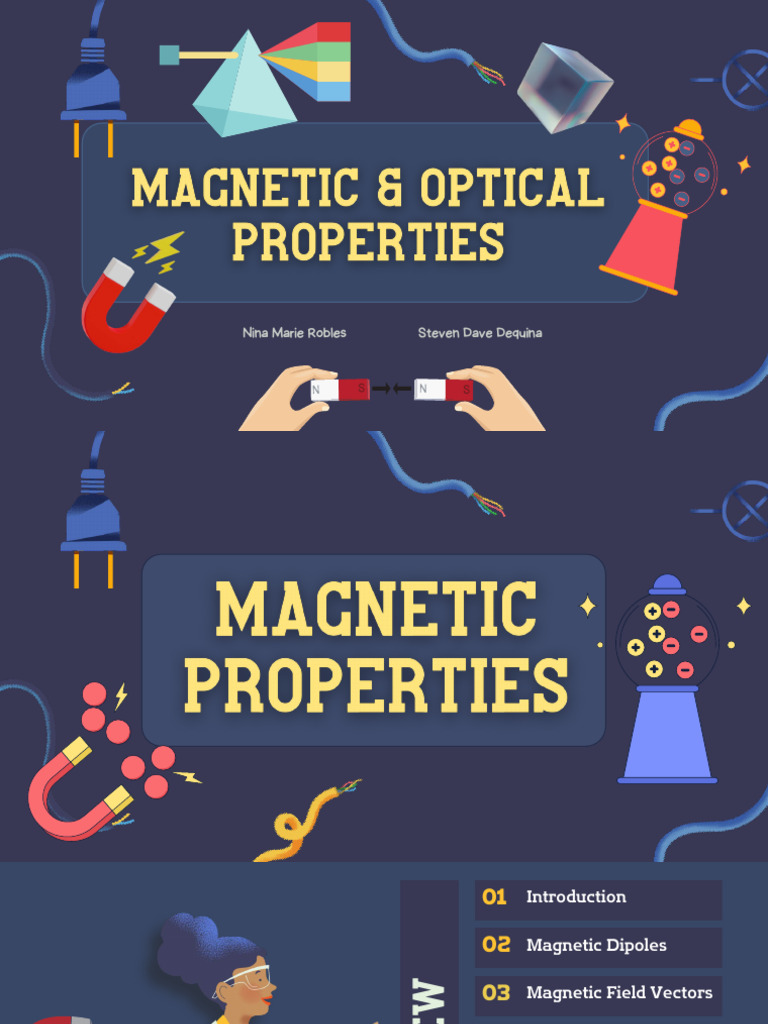 Magnetic and Optical Prop. of Materials | PDF | Electromagnetic ...