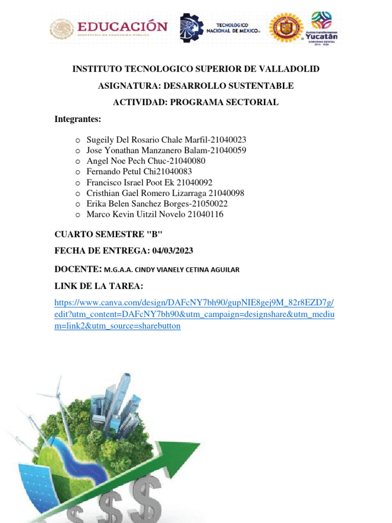 Programa sectorial | PDF