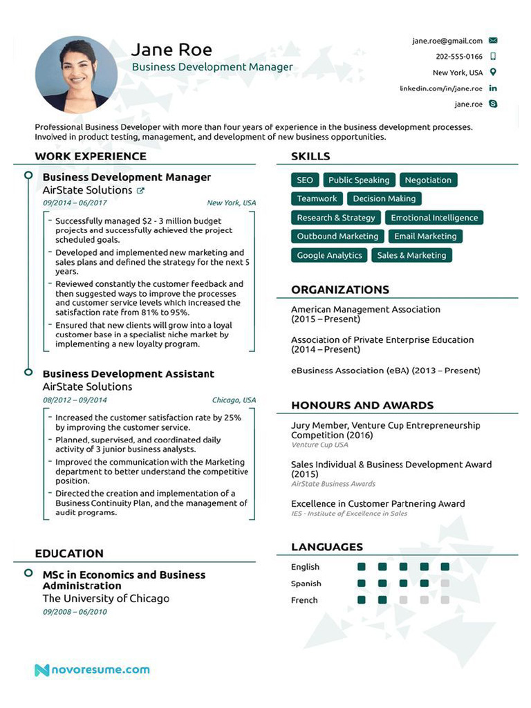 3 Best Resume Formats For 2024 (W - 5+ Professional Templates) | PDF