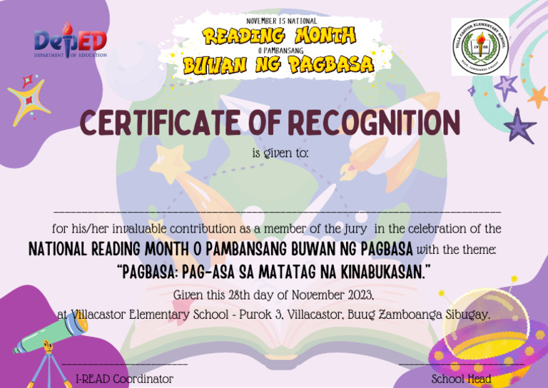 Judges Certificate | PDF