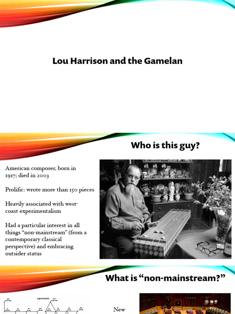 1011 Lou Harrison | PDF