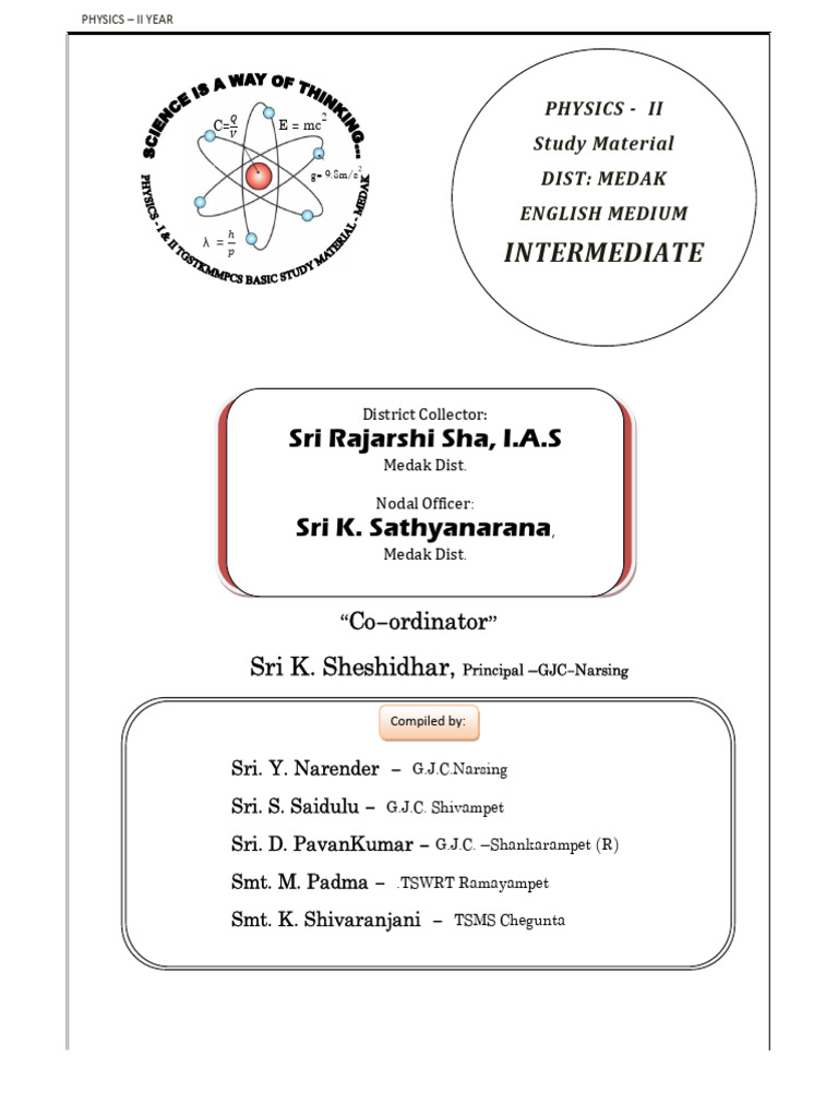 English Physics 2 Year | PDF