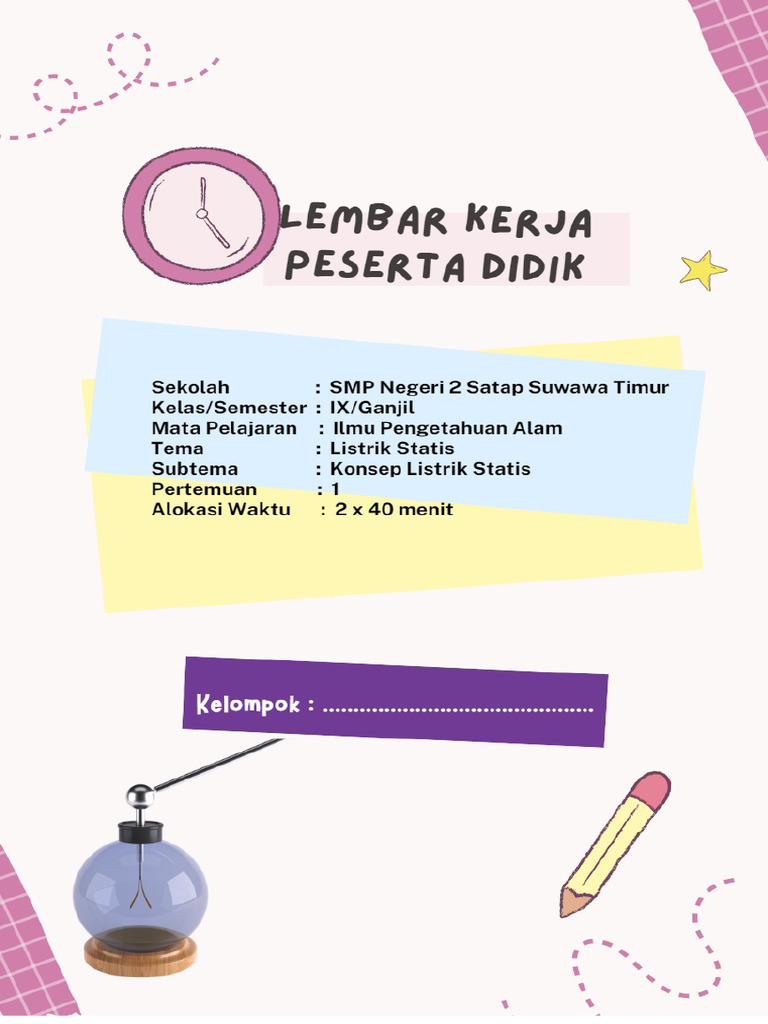 LKPD Listrik Statis PJBL 11zon | PDF