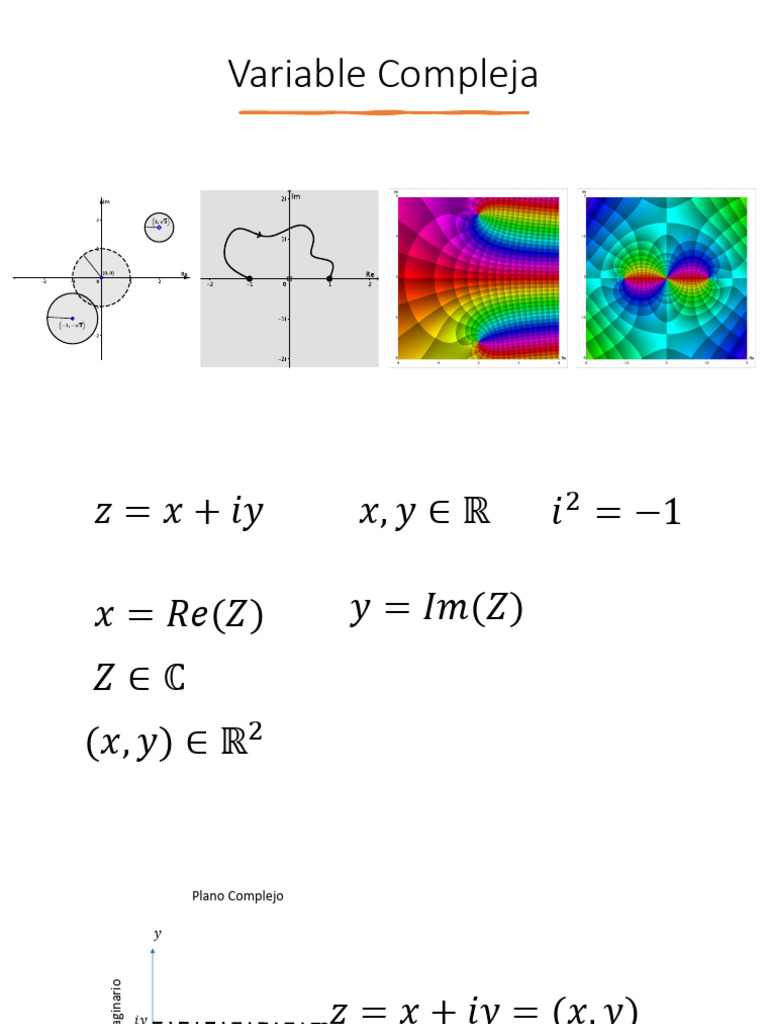 24-01-24 Variable Compleja EEE | PDF | Número complejo | Número Real 24-01-24 Variable Compleja EEE | PDF | Número complejo | Número Real