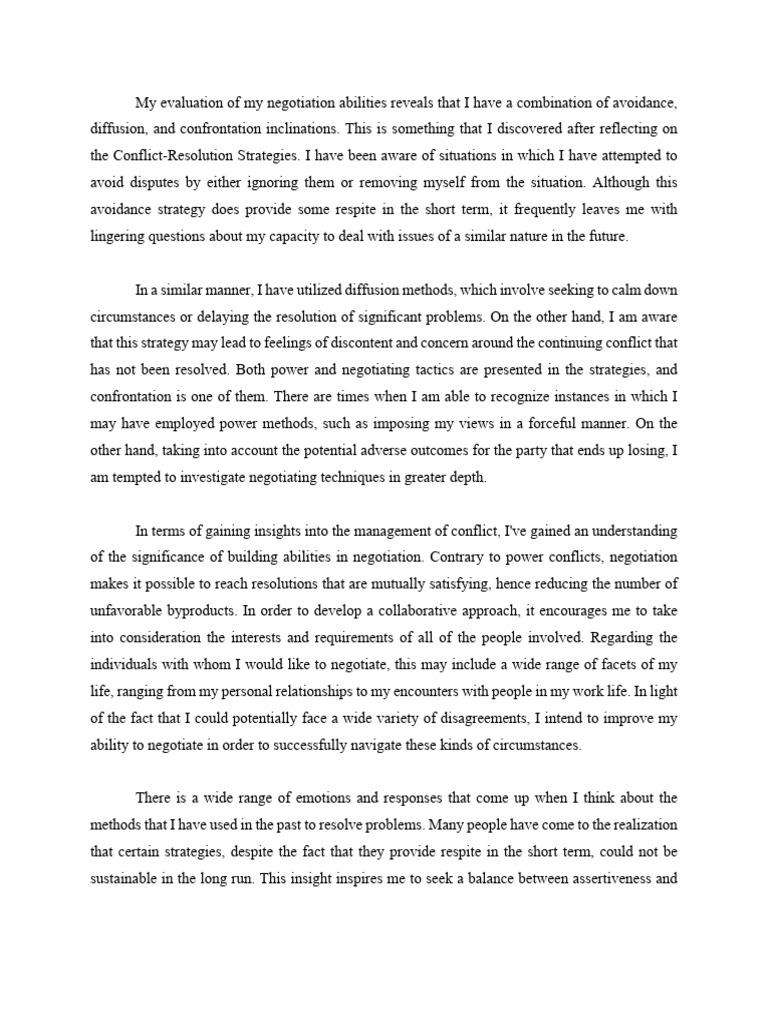 BKL 3 | PDF | Negotiation | Conflict Resolution