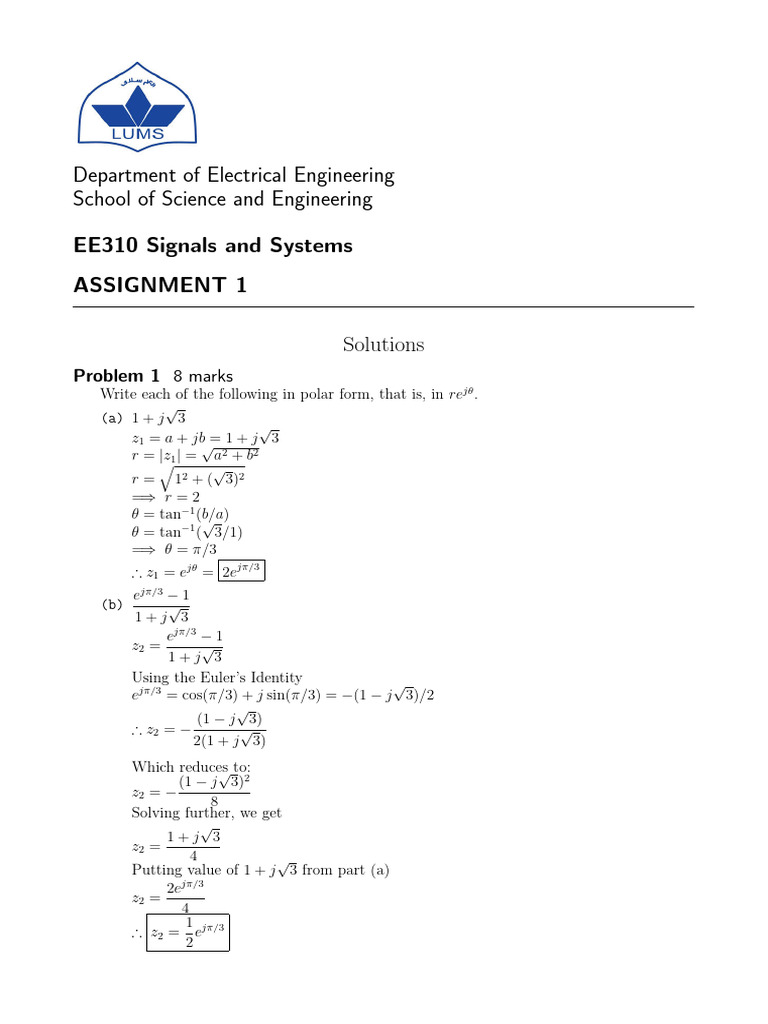 Assignment01 Solution | PDF | Functions And Mappings | Mathematical Analysis