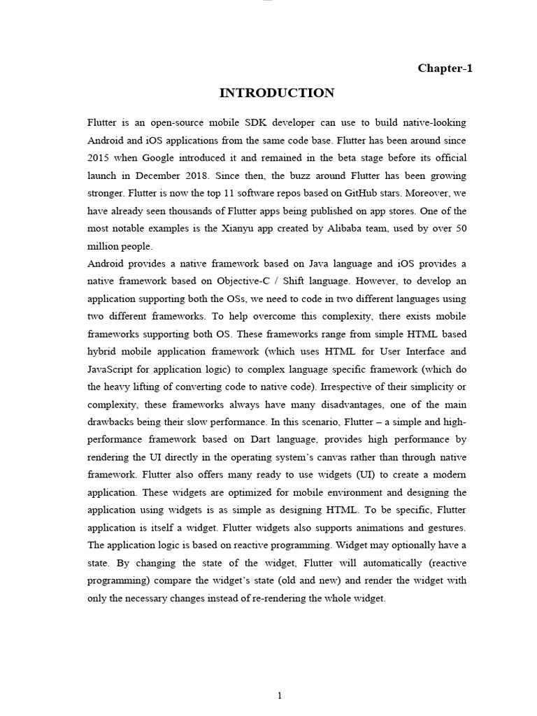 Flutter General Report | PDF | Method (Computer Programming) | Class (Computer Programming)