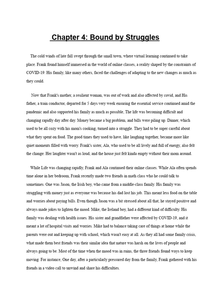 Chapter 4 - Bound by Struggles | PDF | Language Arts & Discipline | Self-Improvement