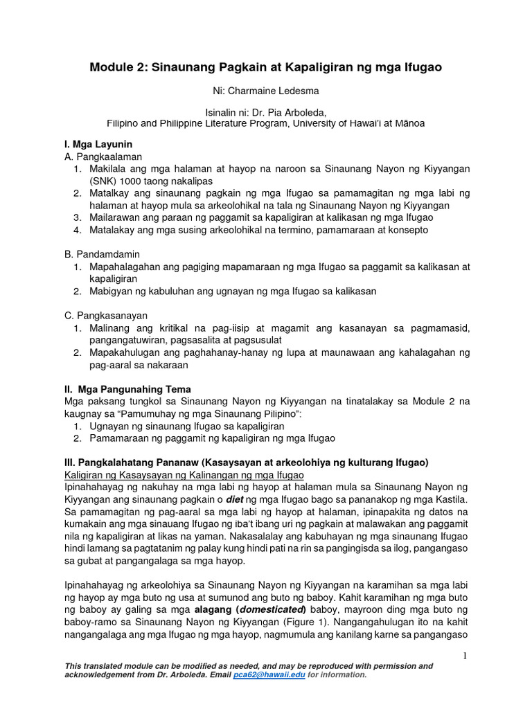 ArchManual Module-2 Tagalog | PDF